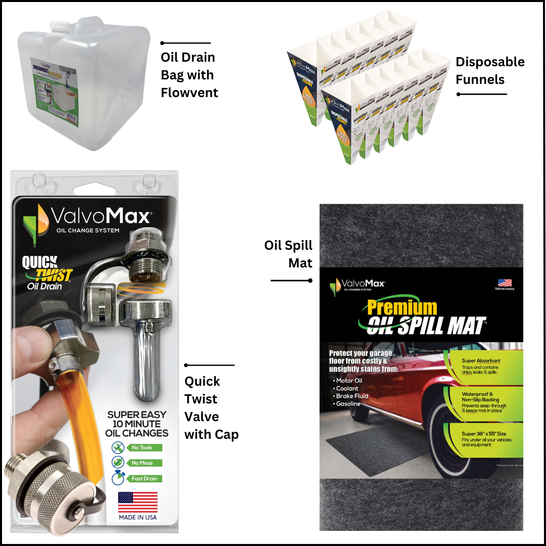 DRIVEWAY SAVER KIT – ValvoMax Oil Drain System