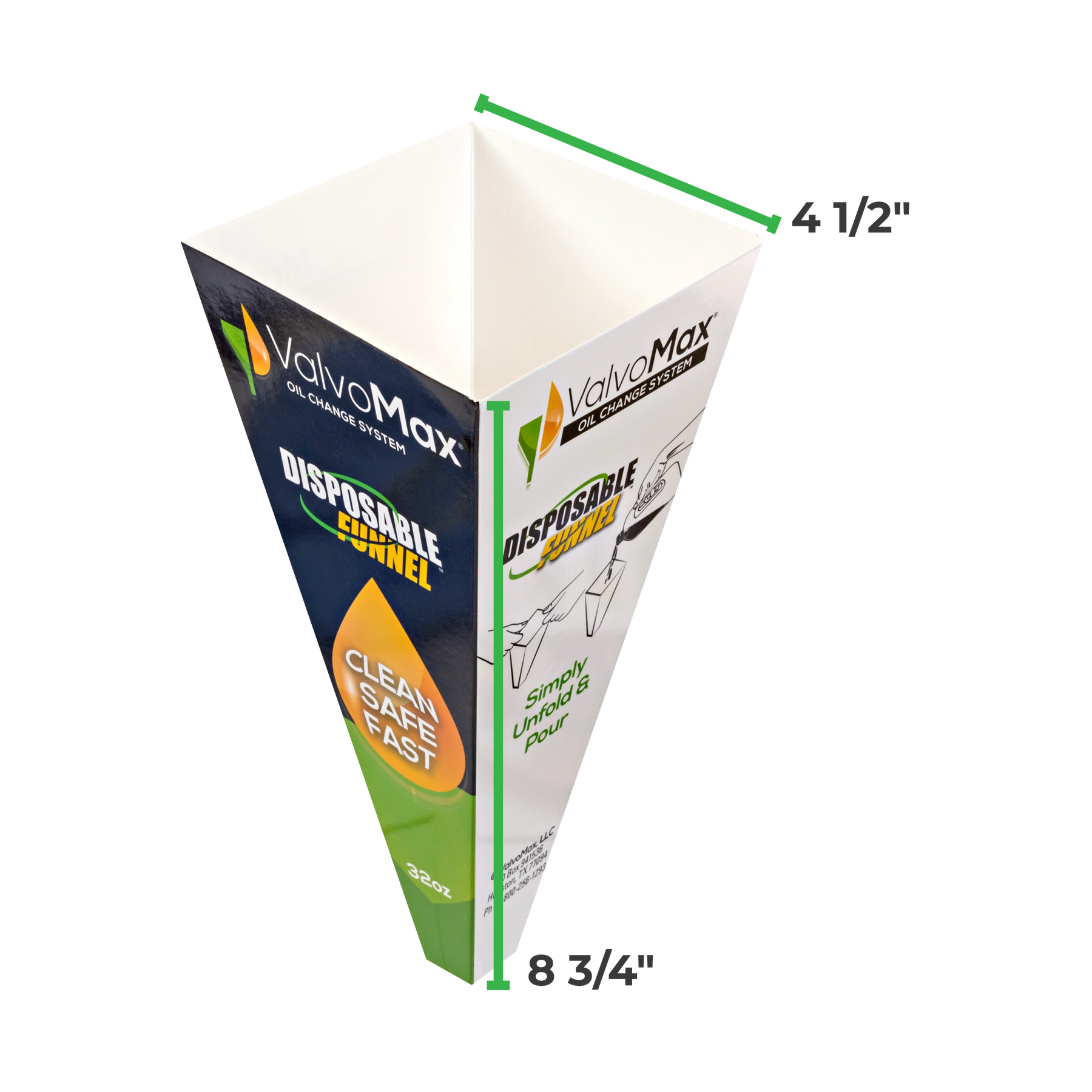 Disposable Funnel – ValvoMax Oil Drain System